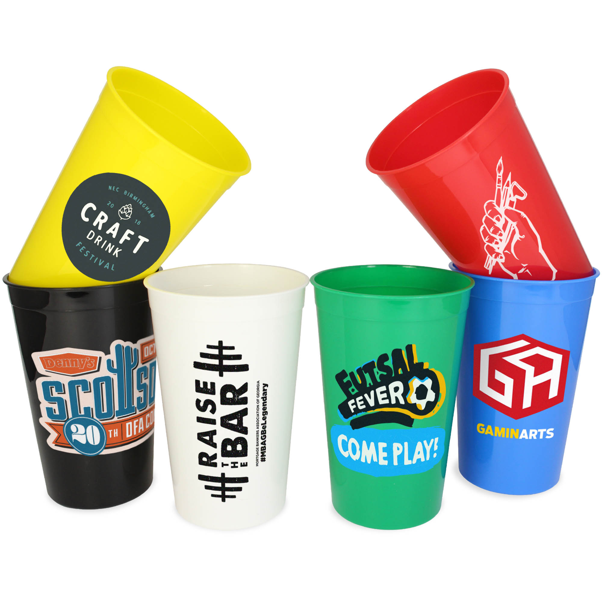 Plastic Festival Cup Pint Uk Certified Promo Catering